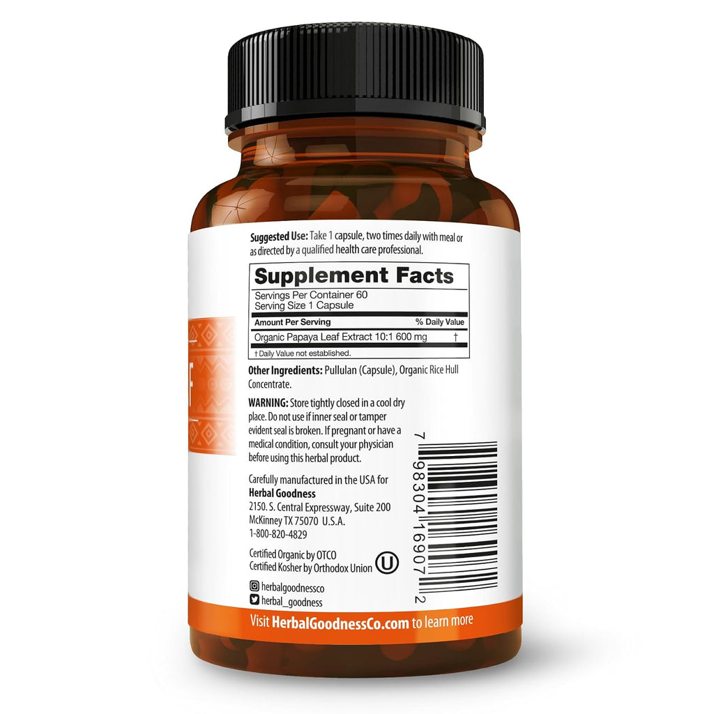 natural digestive support papaya extract