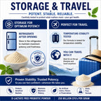 Natural digestive support powder