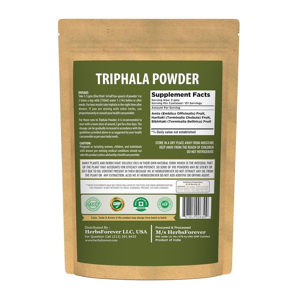 natural digestive support Triphala powder