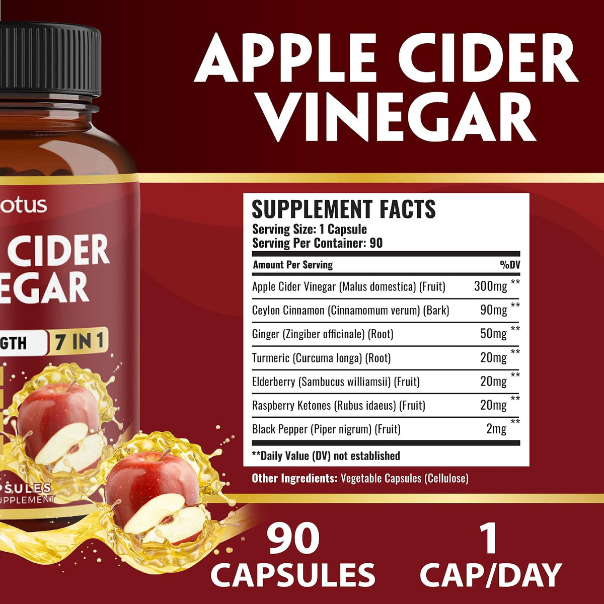 natural digestive support with apple cider vinegar
