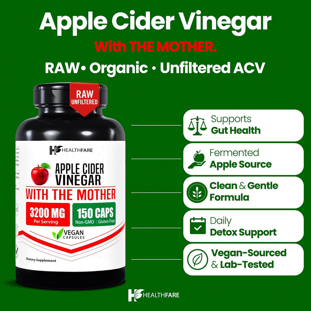 natural digestive support with apple cider vinegar
