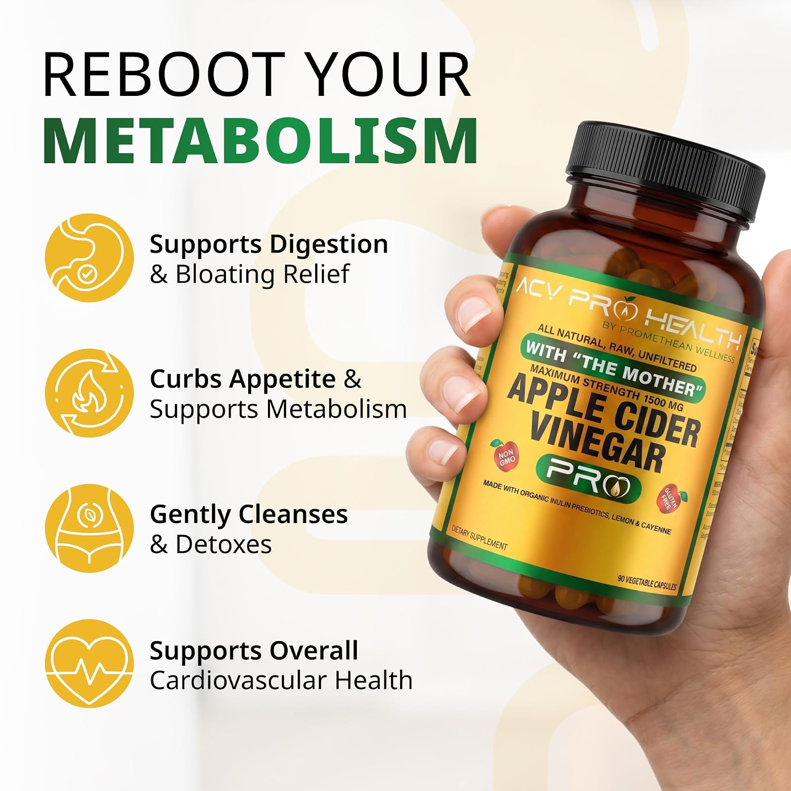 natural digestive support with apple cider vinegar