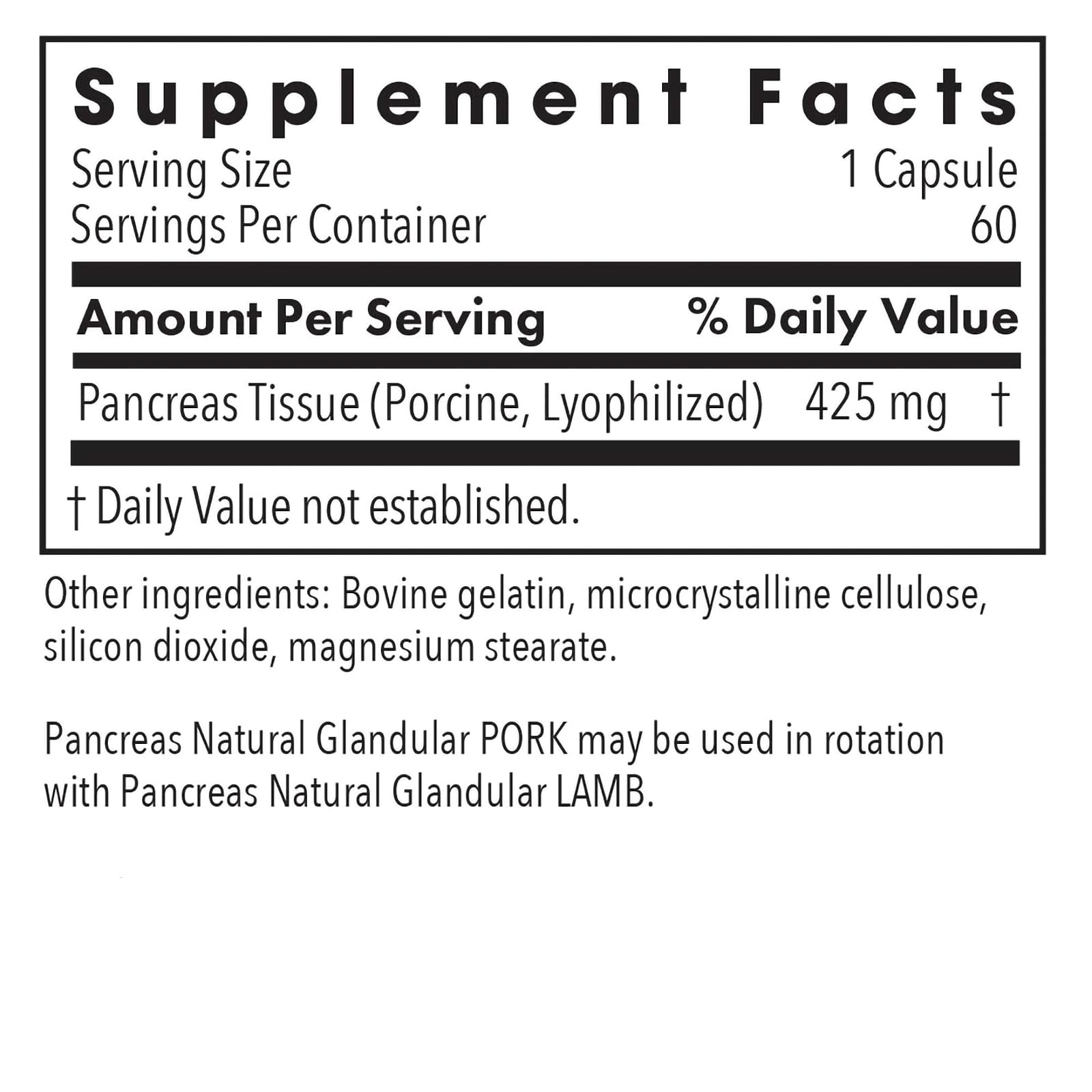 natural digestive support with ARG Pancreas