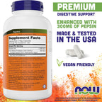 natural digestive support with Betaine HCl