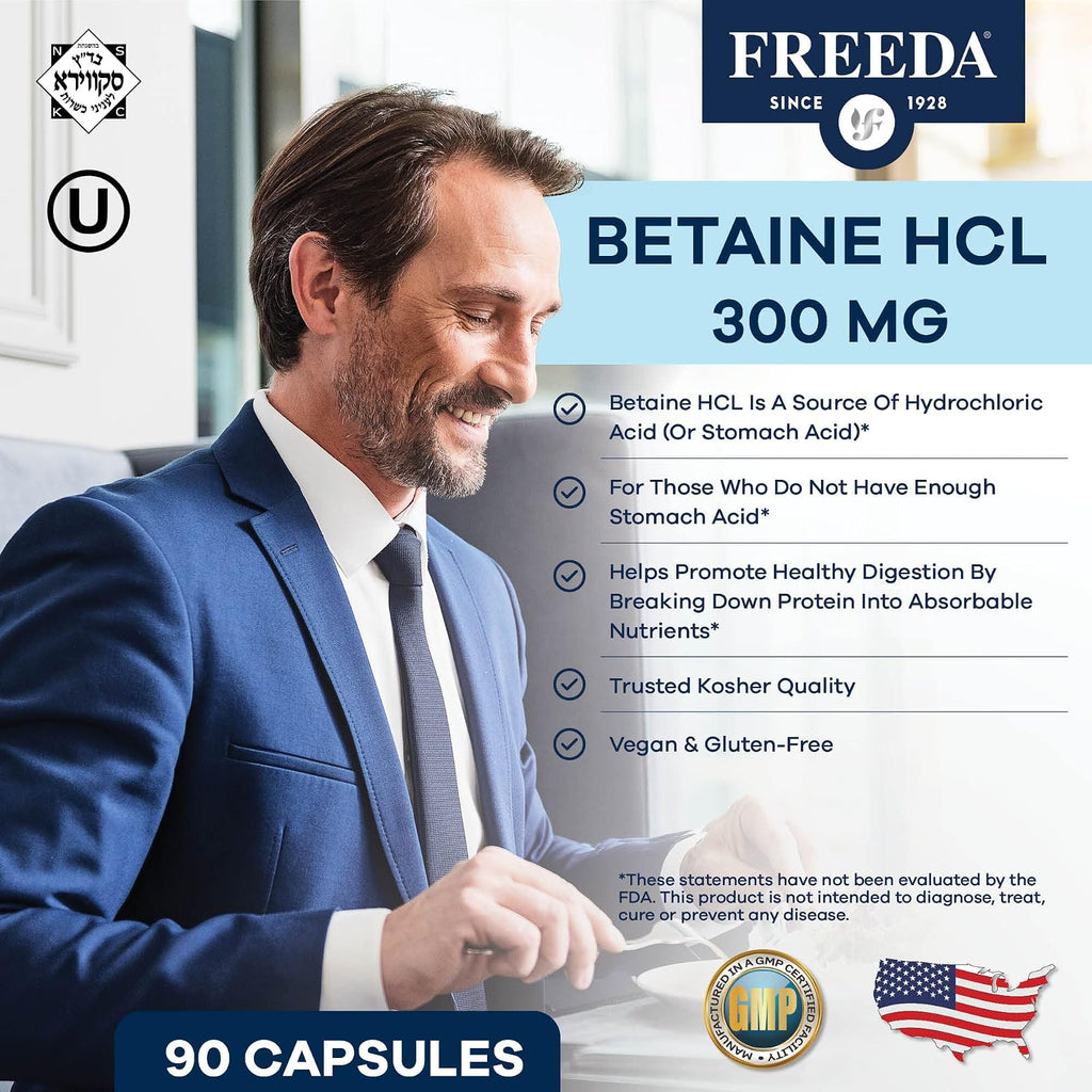 natural digestive support with Betaine HCl
