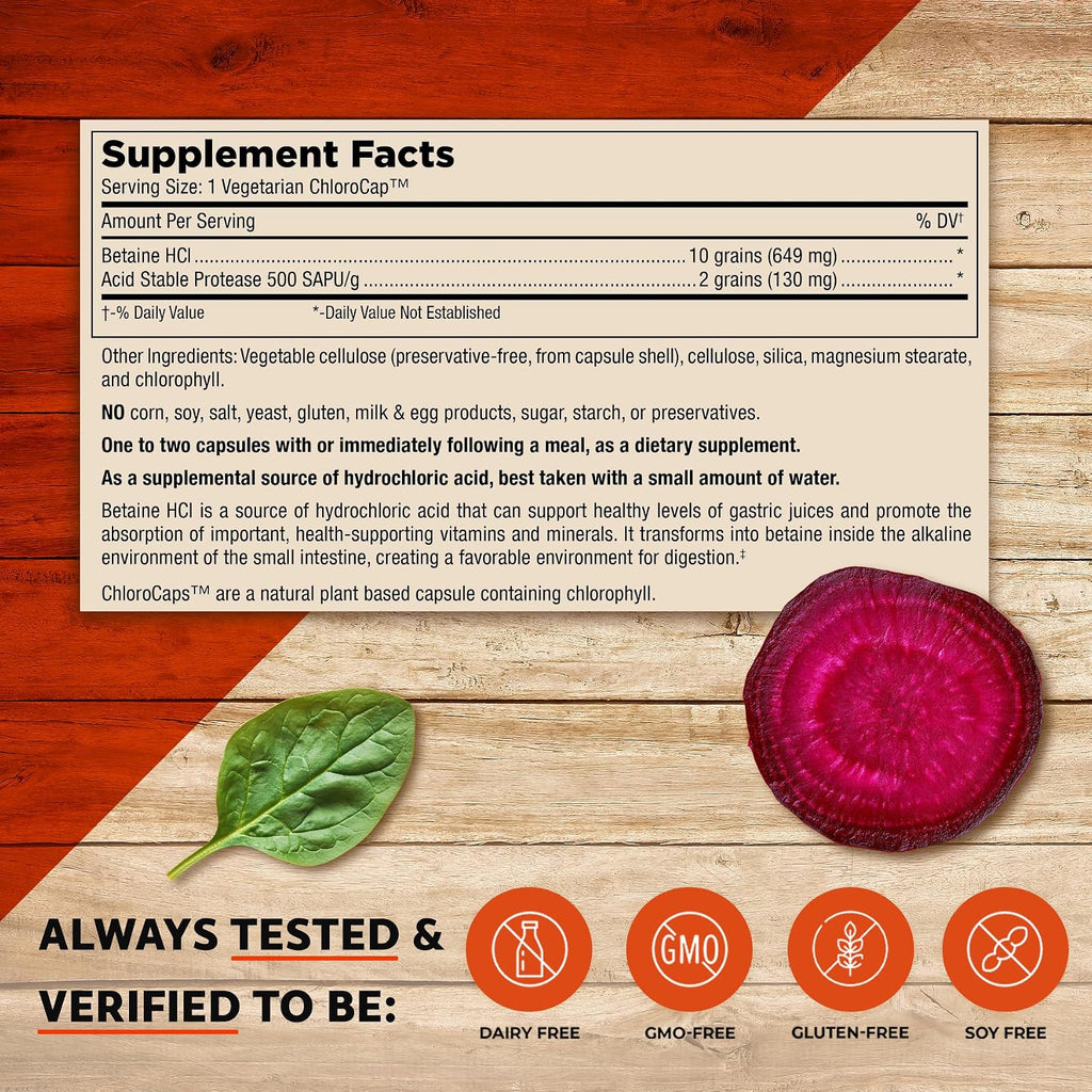 natural digestive support with betaine