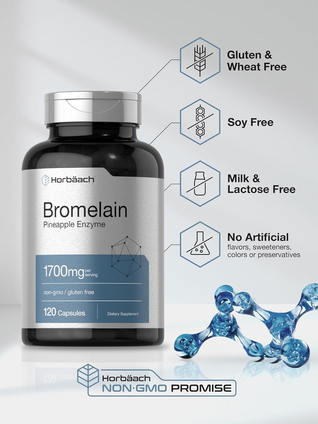 natural digestive support with bromelain