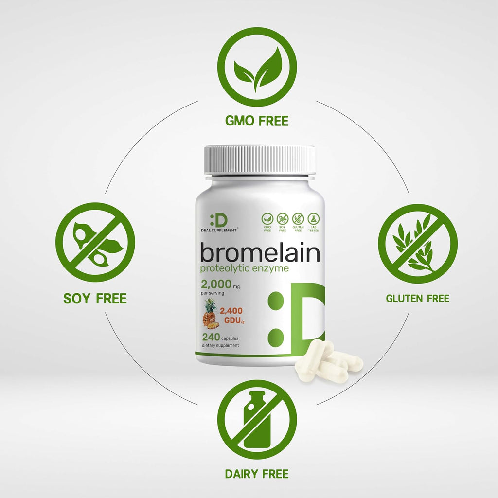 Natural digestive support with Bromelain