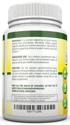 Natural digestive support with bromelain