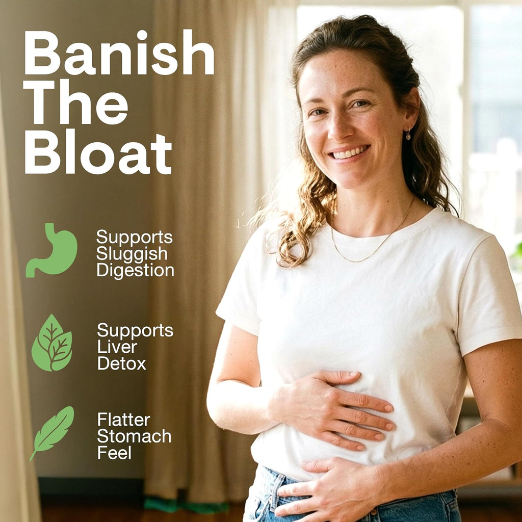 natural digestive support with dandelion