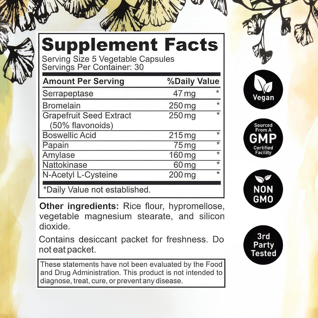 natural digestive support with enzymes