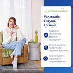 Natural digestive support with enzymes