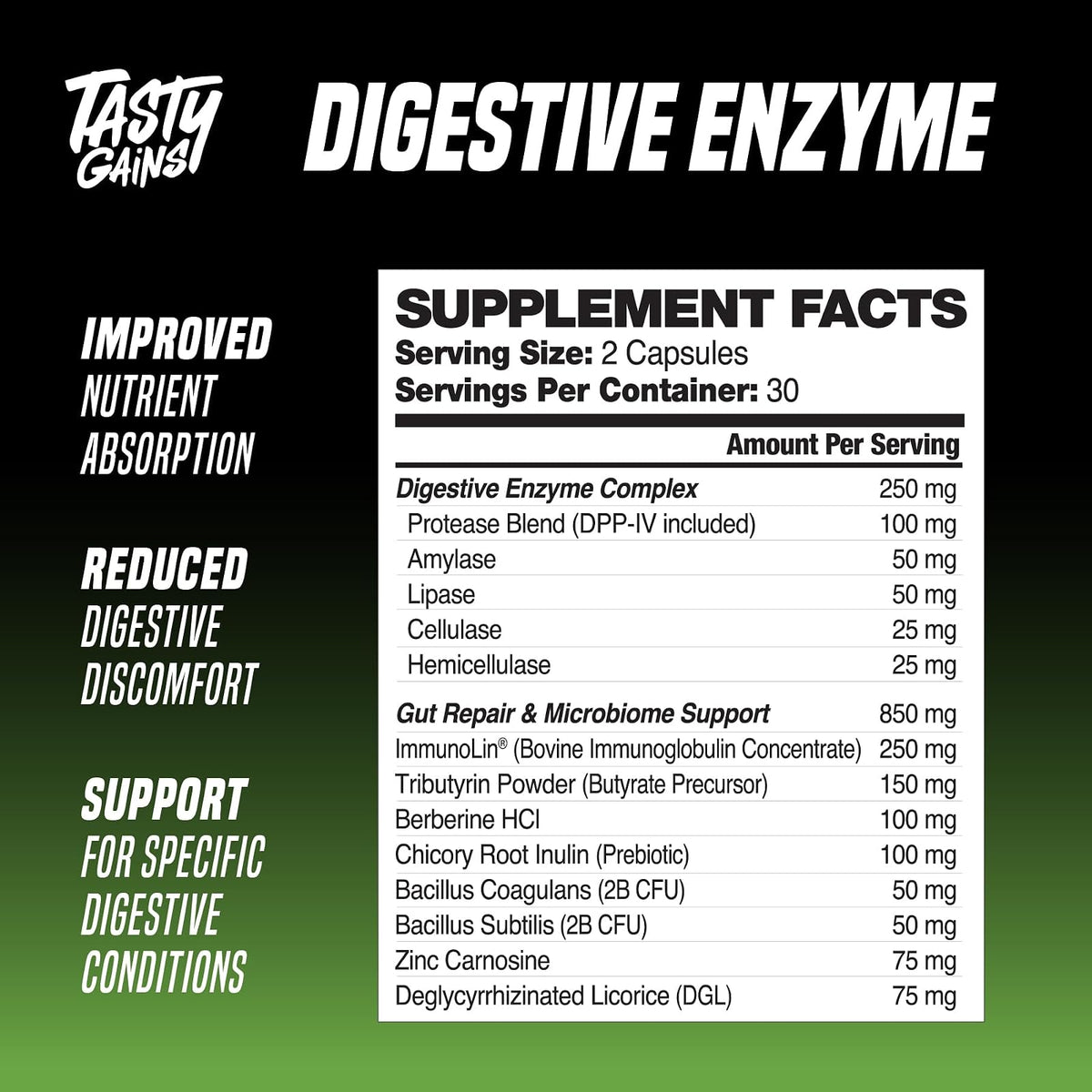 natural digestive support with enzymes