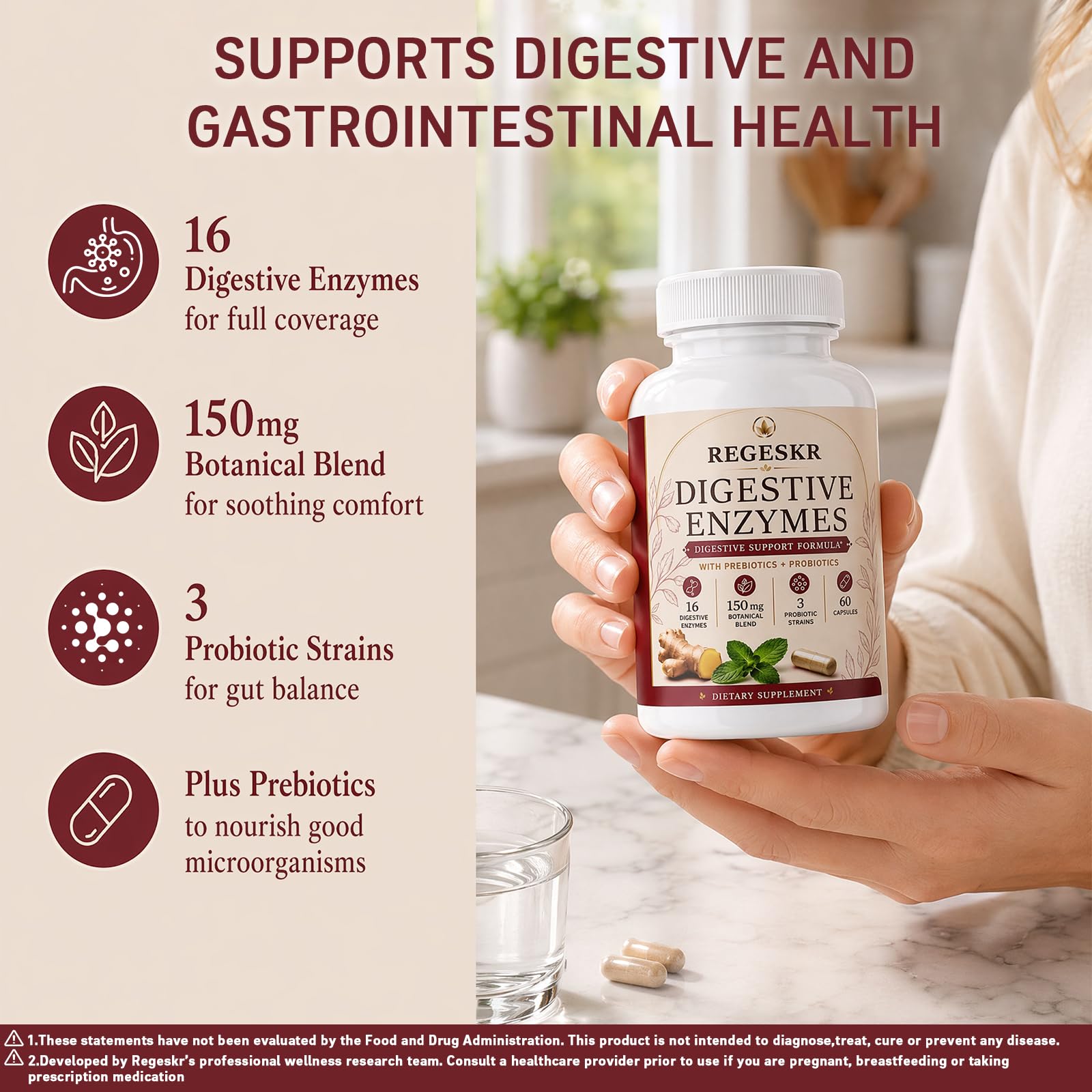 natural digestive support with enzymes
