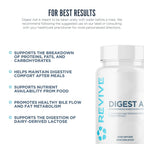 Natural digestive support with enzymes