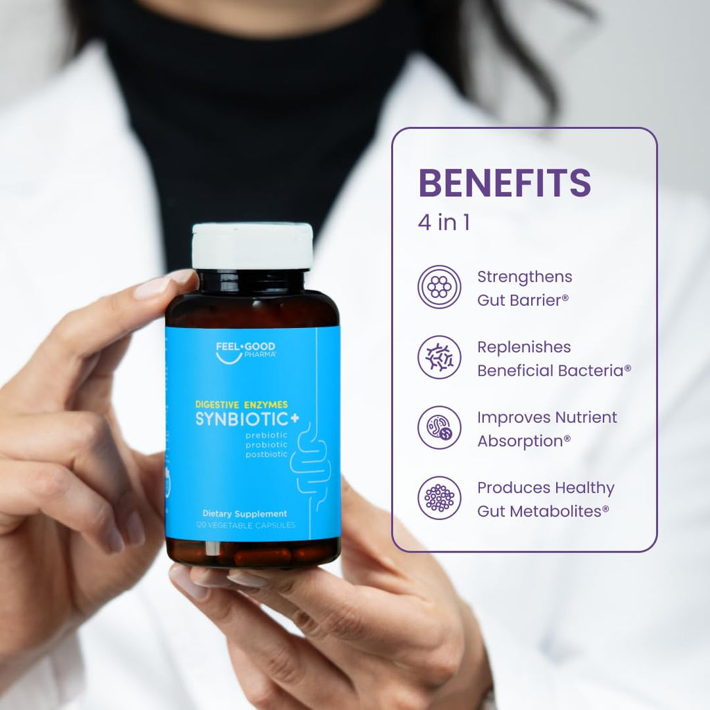 Natural digestive support with enzymes