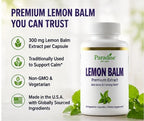 Natural digestive support with lemon balm