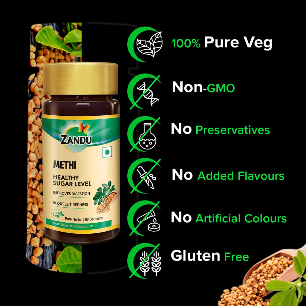 Natural digestive support with Methi