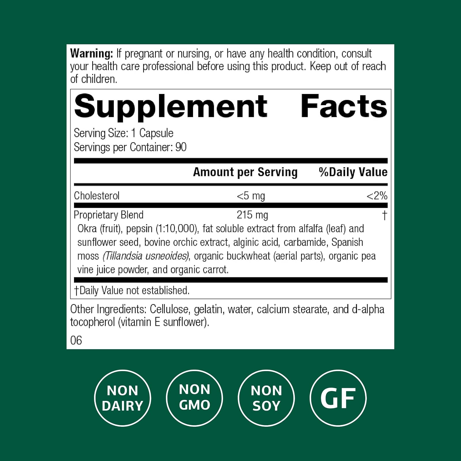 natural digestive support with Okra Pepsin