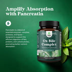 natural digestive support with Ox Bile