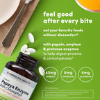 natural digestive support with papaya