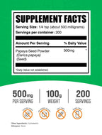 Natural digestive support with papaya