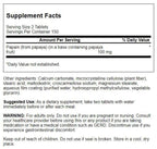 natural digestive support with papaya