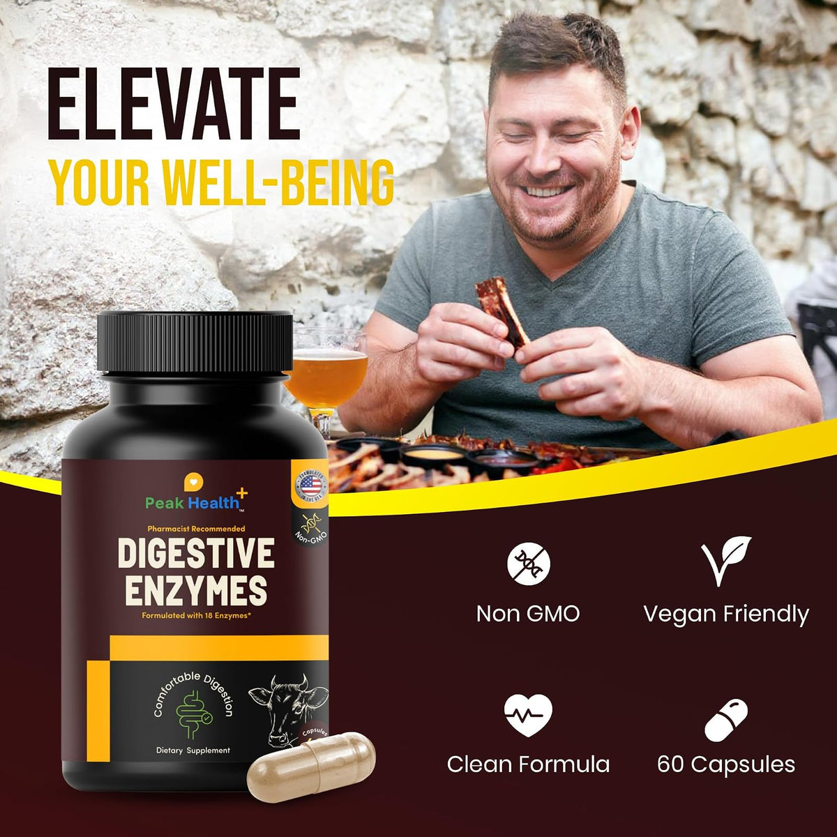 Natural digestive support with Peak Health