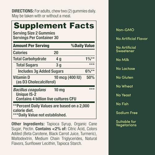 natural digestive support with probiotic gummies