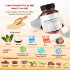 Natural digestive support with psyllium