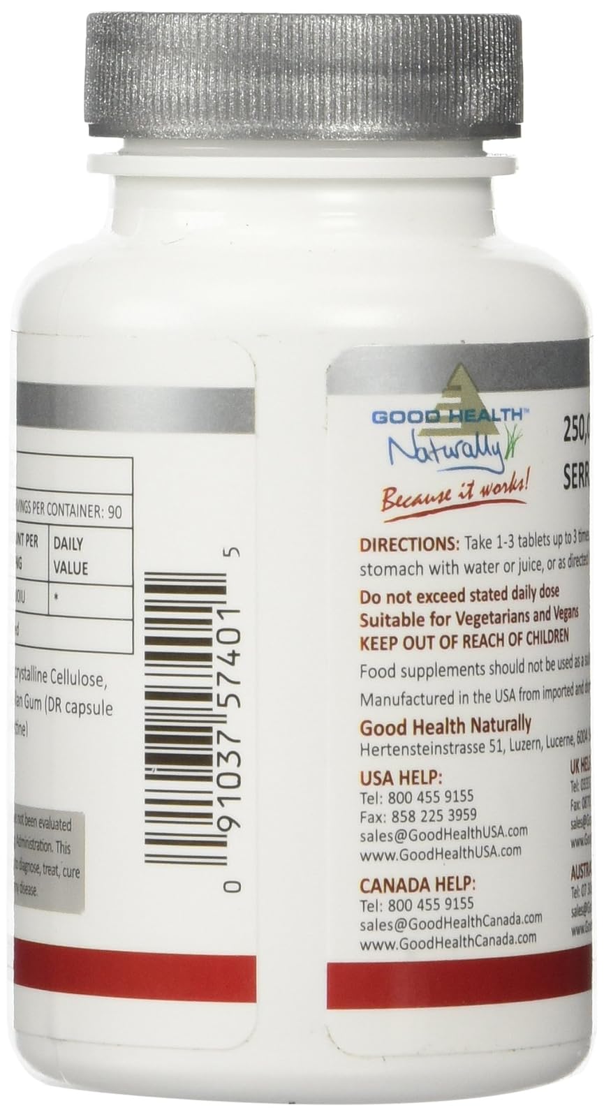 natural digestive support with Serra Enzyme