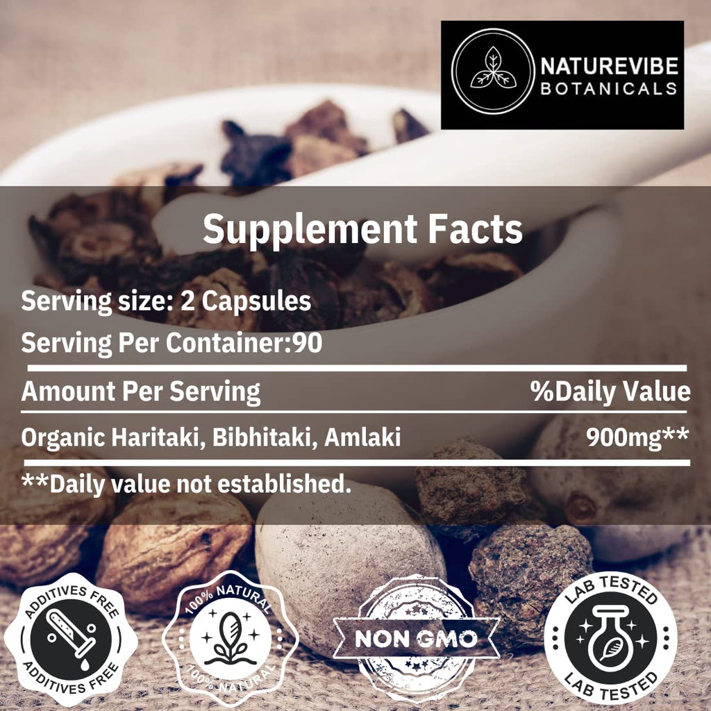 natural digestive support with triphala