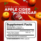 natural digestive support with vinegar