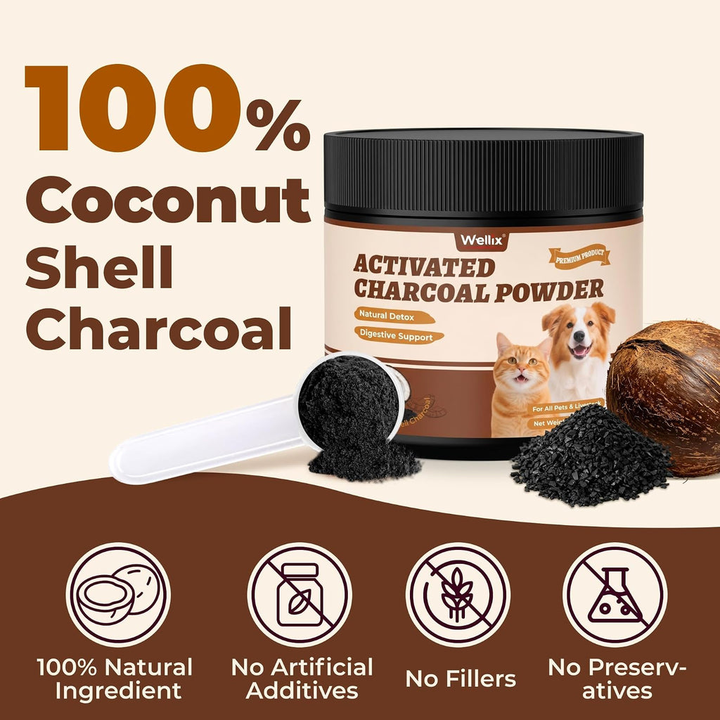 Natural digestive support with Wellix charcoal