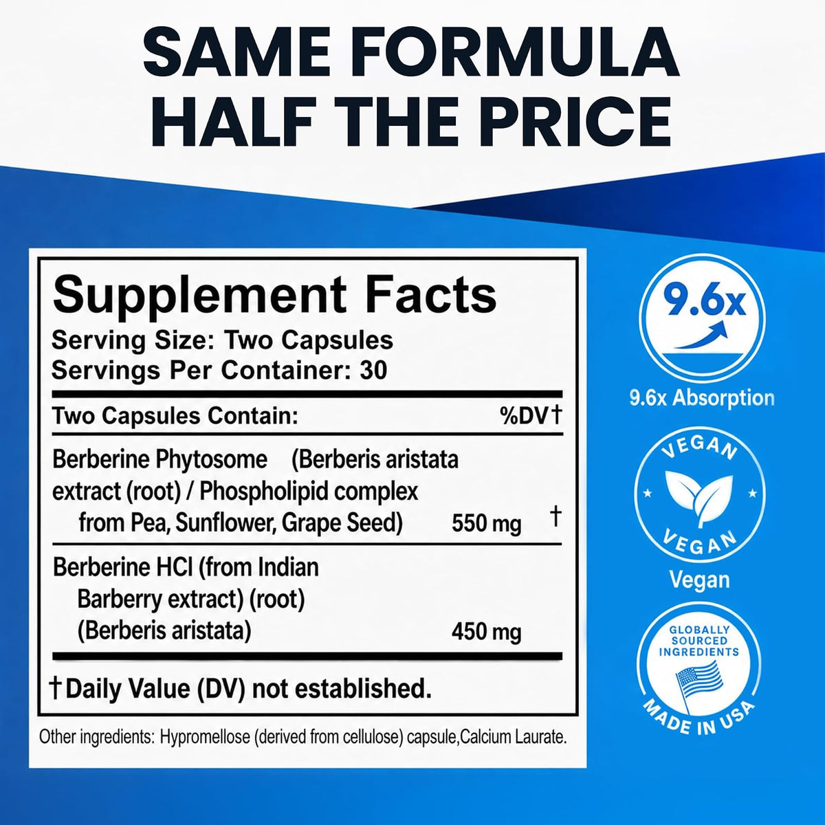 Natural dihydroberberine health benefits