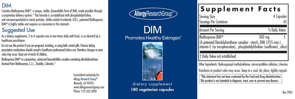 natural DIM supplement for wellness