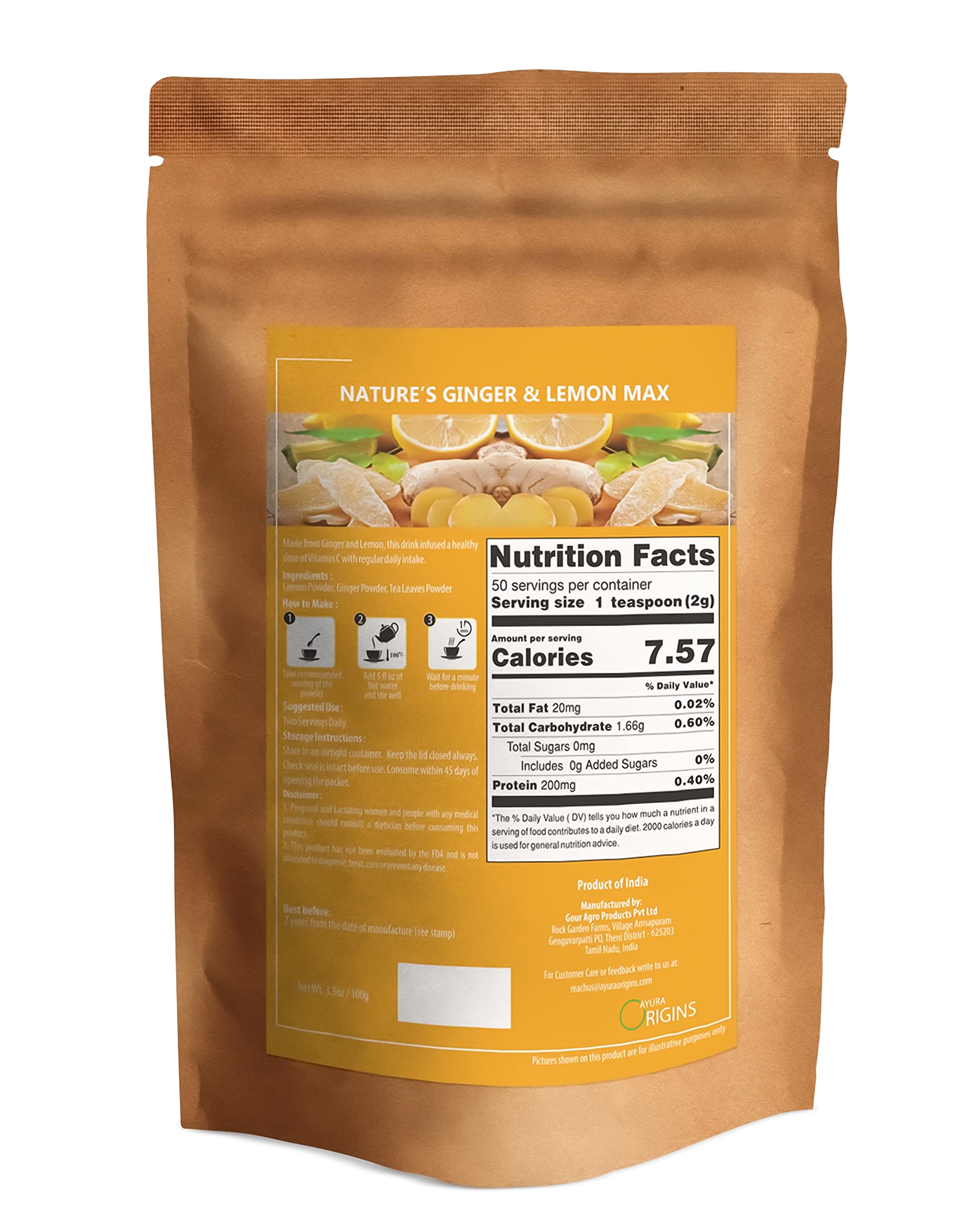 natural diuretic ginger formula