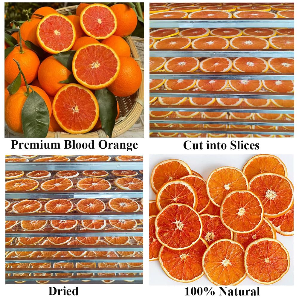 natural dried blood orange snacks