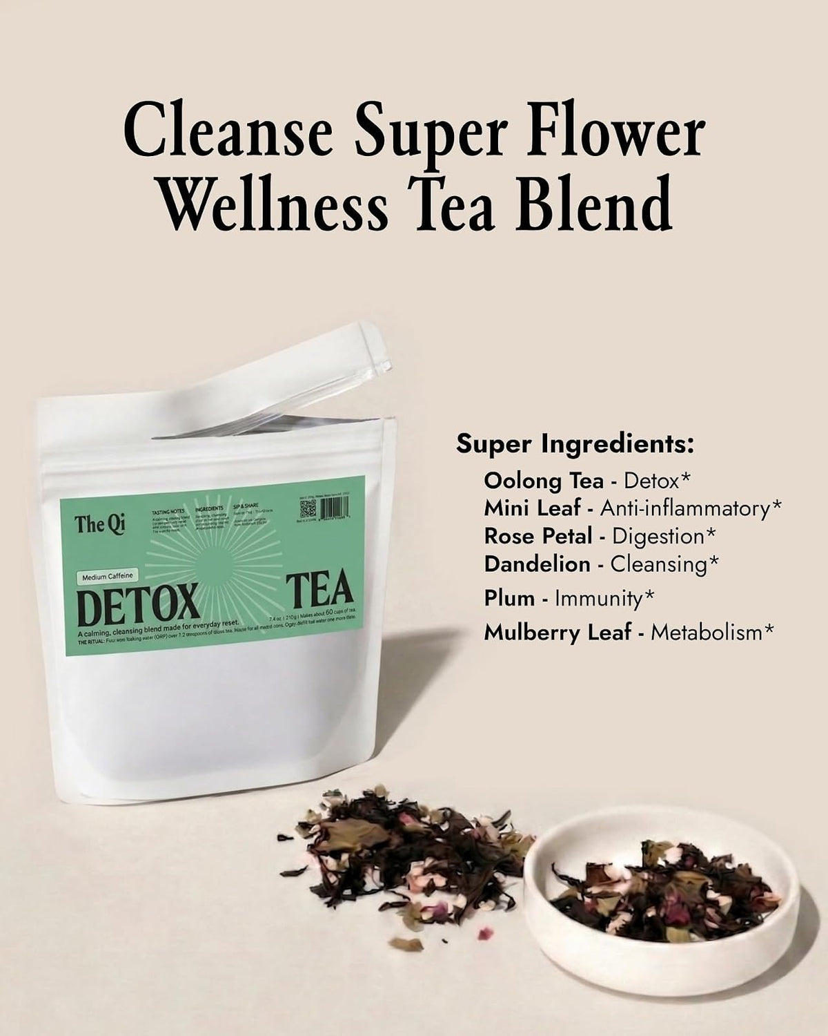 natural dried flowers for detox