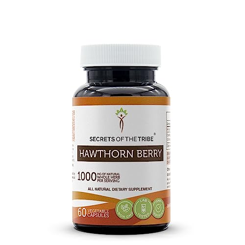 Natural dried hawthorn berry supplement