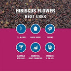 natural dried hibiscus for herbal detox