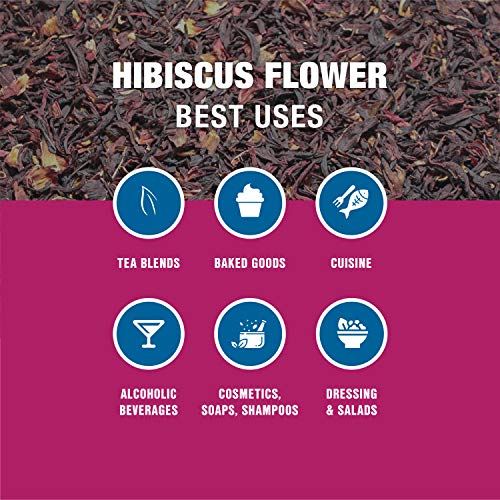 natural dried hibiscus for herbal detox