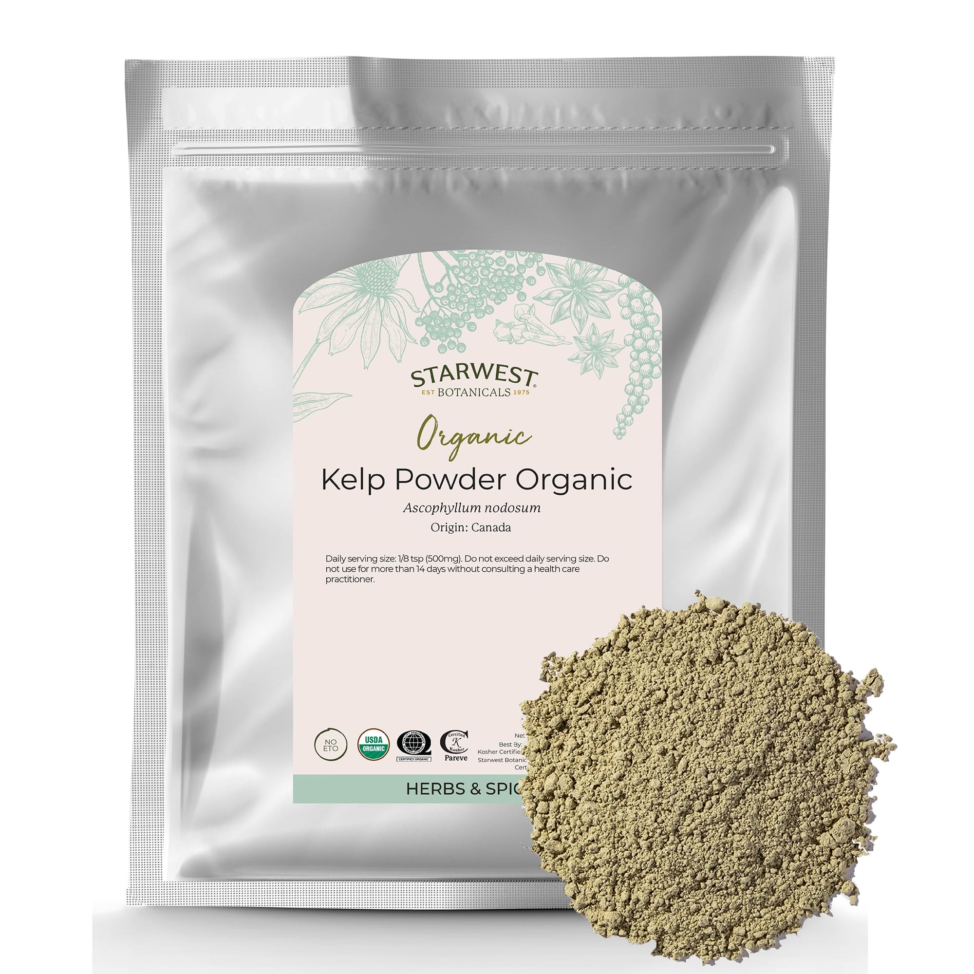 natural dried kelp supplement