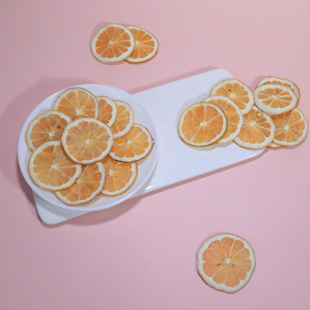 natural dried lemon slices snack