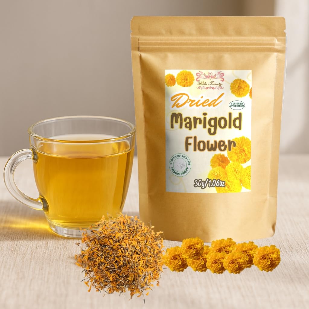 natural dried marigold for tea