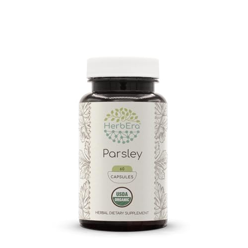 natural dried parsley leaf capsules