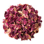 Natural dried rose petals for baking
