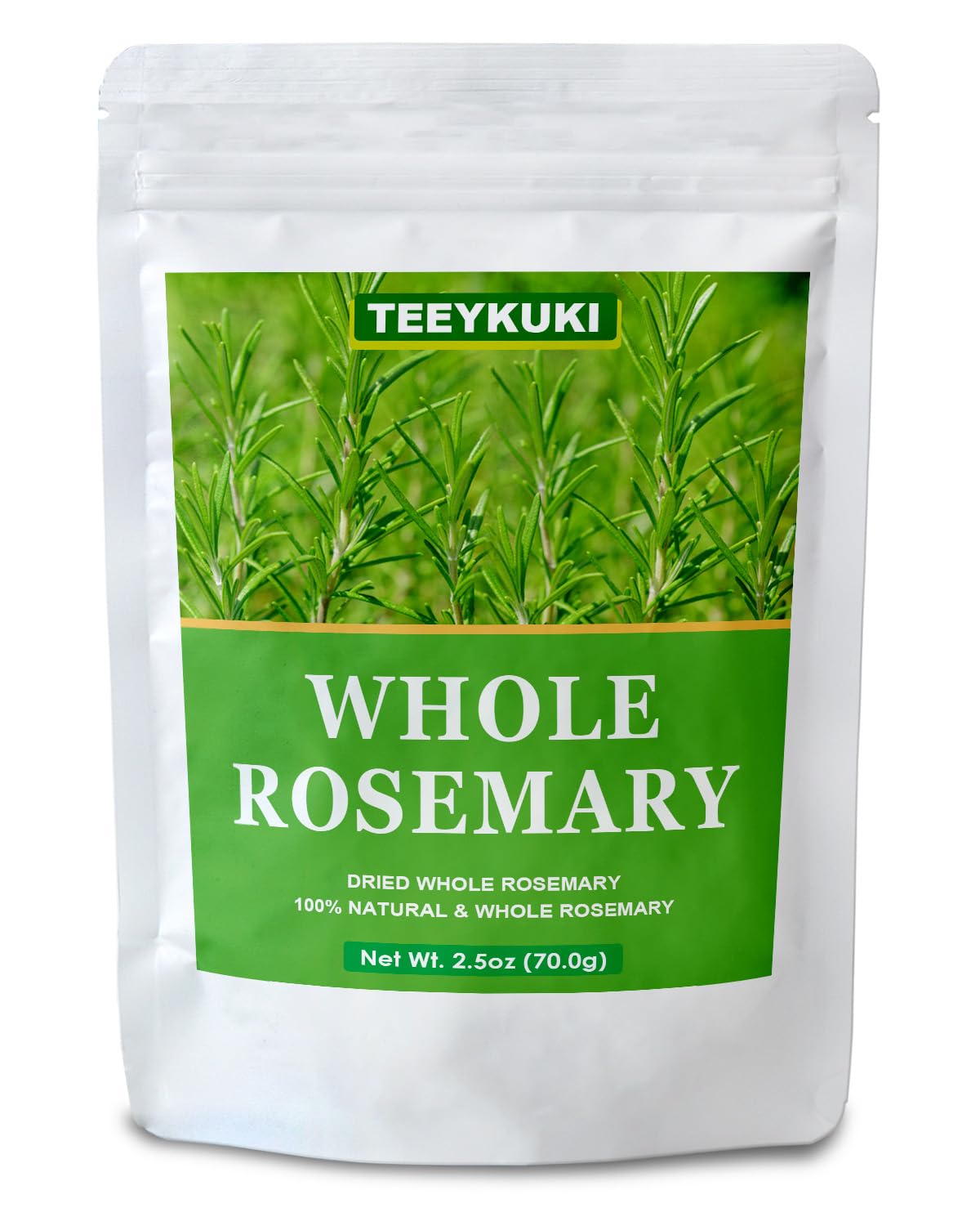 natural dried rosemary sprigs for herbal tea