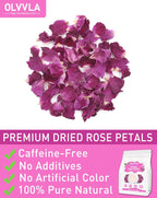 natural dried roses for herbal detox