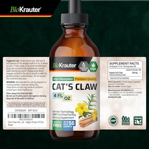 Natural drops for cat vitality